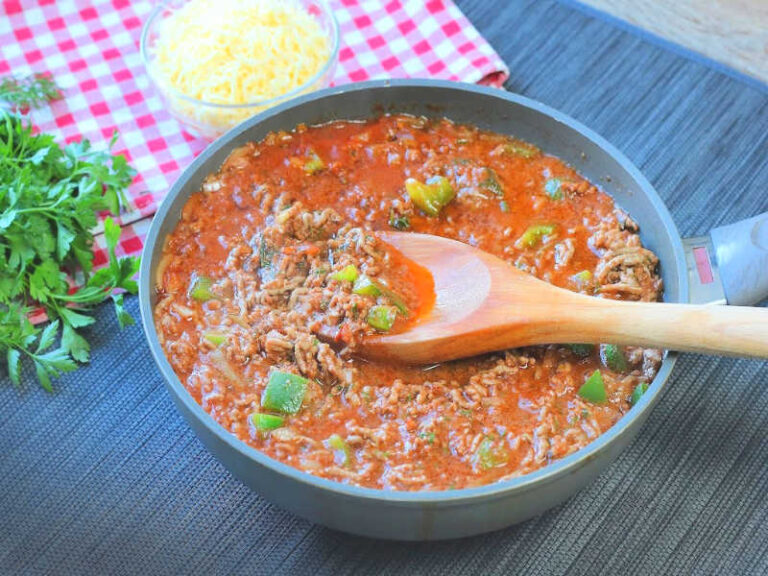 Easy Cheesy Beef Barbeque Casserole Bake | Juggling Midlife