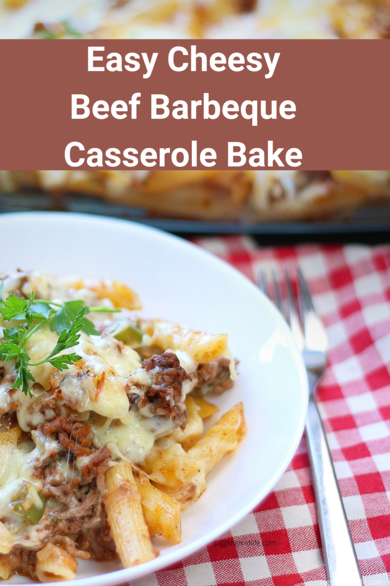 Easy Cheesy Beef Barbeque Casserole Bake | Juggling Midlife