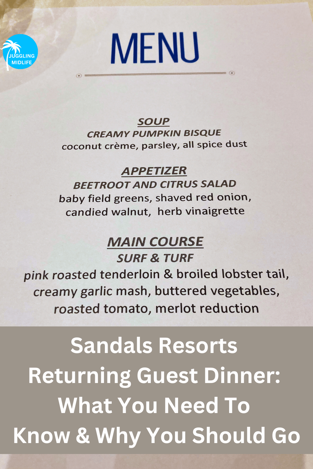 Sandals Resorts Returning Guest Dinner: What You Need To Know